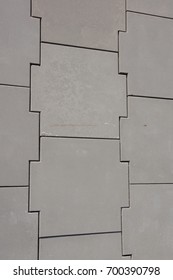 Interlocking Concrete Wall Sections Under Freeway Stock Photo 113833522 ...