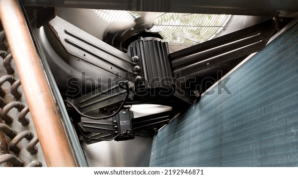 Condenser Fan Seen Inside Which Functions Stock Photo 2192946871 ...