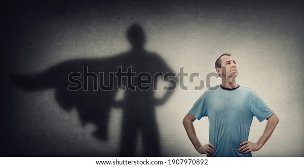 Zuversicht und Optimismus für Menschen mittleren Stockfoto 1907970892 ...