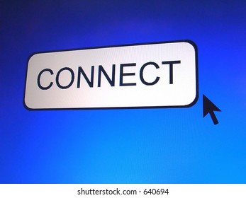 Connect Button Screen Shot Pixelation Effect Foto de stock 640694 ...