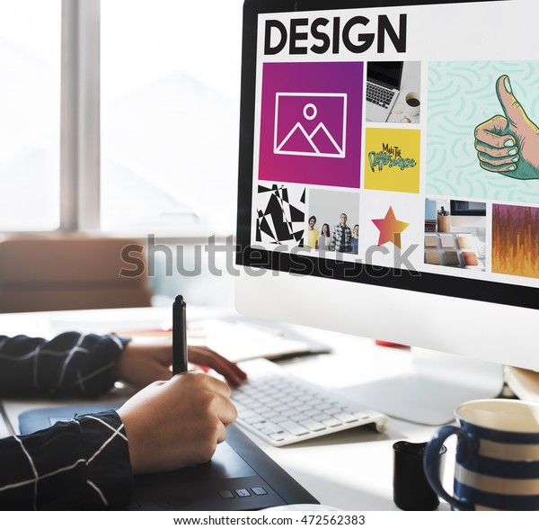 Connect Creative Drawing Editor Concept Stock Photo (Edit Now) 472562383