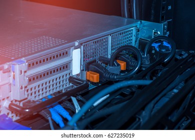 Ethernet Cables Path Panel Rack Cabinet Stock Photo (Edit Now) 532689088