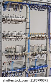 Connecting Electrical Wires Modules Control Panelmoscow Stock Photo ...