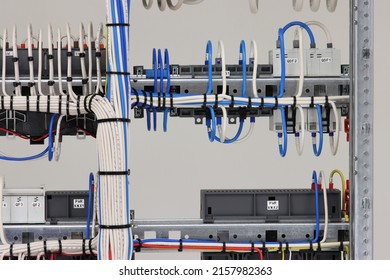 Connection Back Control Panel Electrical Wires Stock Photo 2157982363 ...
