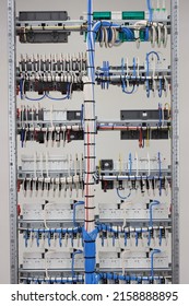 Connection Back Control Panel Electrical Wires Stock Photo 2158888895 ...