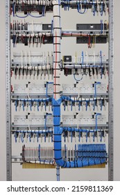Connection Back Control Panel Electrical Wires Stock Photo 2159811369 ...