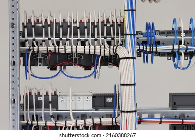 Connection Back Control Panel Electrical Wires Stock Photo 2160388267 ...