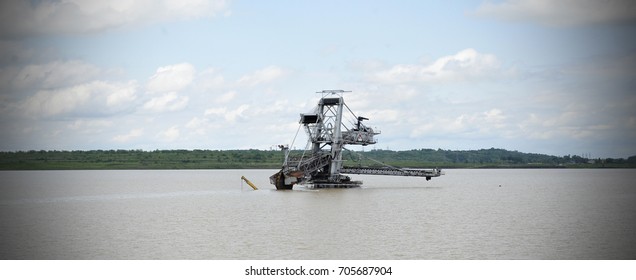 Consequences Catastrophic Flood Open Pit Mine Stock Photo (Edit Now ...