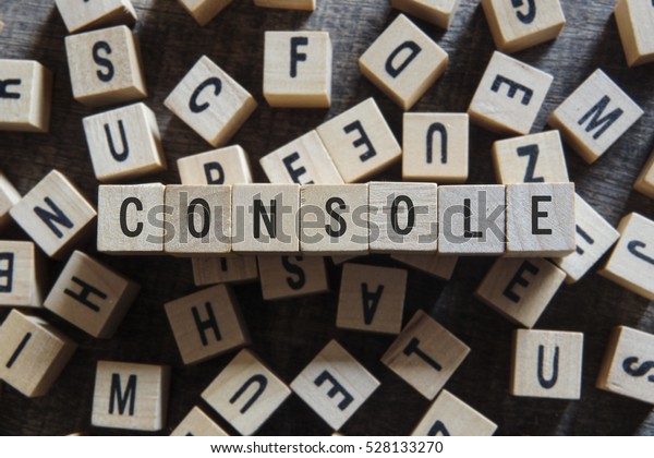 Console Word Concept Stock Photo 528133270 | Shutterstock