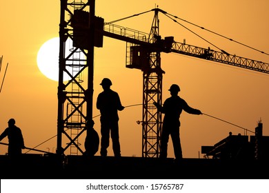 Construction Workers Leaving Work Foto de stock 1100700509 | Shutterstock