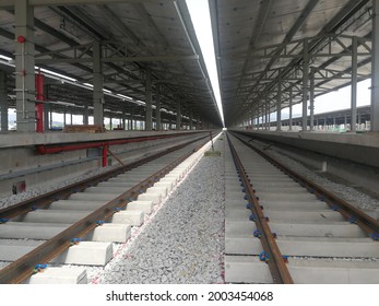 Construction Ballasted Track Stabling Line Depot Stock Photo 2003454068 ...