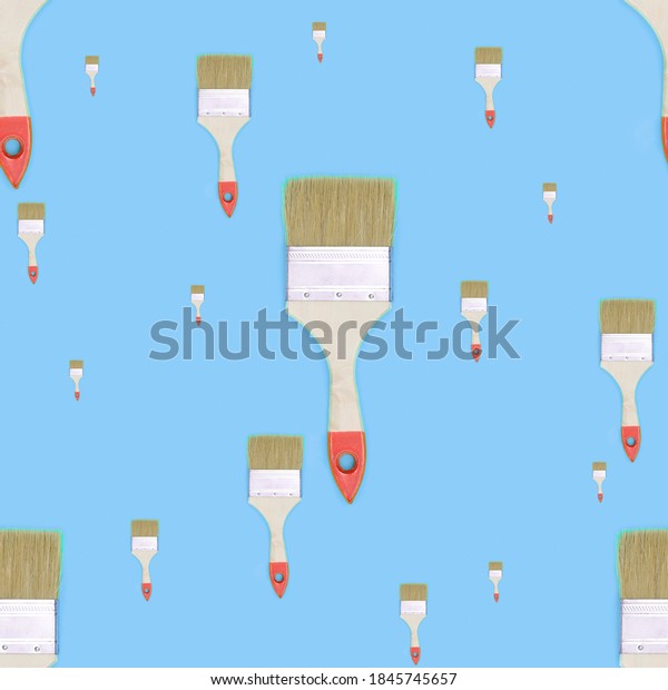 Construction Brushes Seamless Texture Construction Brushes Stock Photo ...