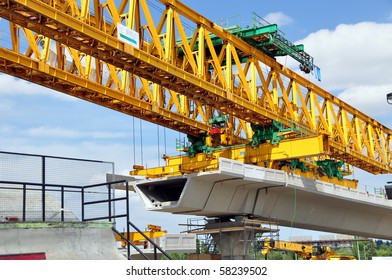 Construction Elevated Commuter Train Rail Platform Stock Photo 58239502 ...