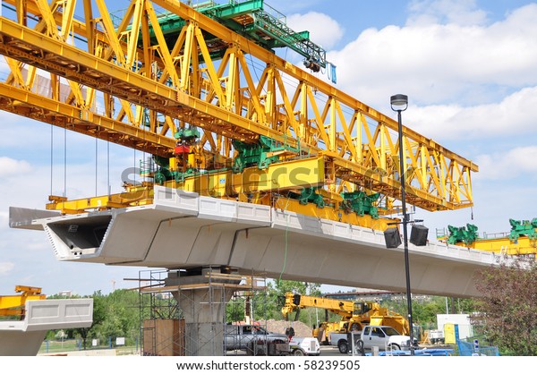 Construction Elevated Commuter Train Rail Platform Stock Photo 58239505 ...