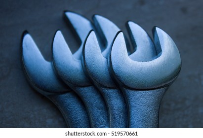 Construction Engineering Set Wrenches Set Building Stock Photo (Edit ...