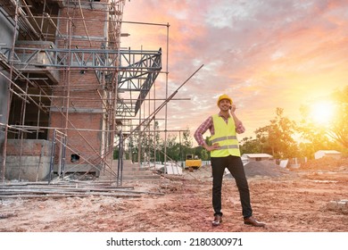 386 Construction Engineers Use Radio Communication Images, Stock Photos ...