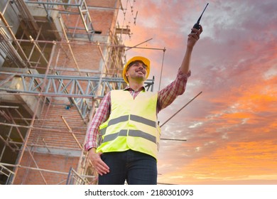 386 Construction Engineers Use Radio Communication Images, Stock Photos ...