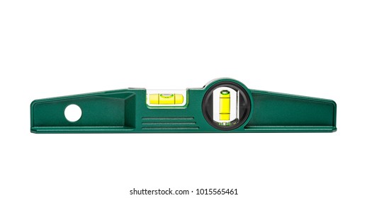 Construction Level On White Background Green Stock Photo 1015565461 ...