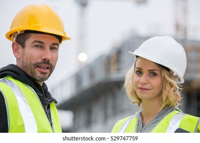 Construction Manager Engineer Working On Building Stock Photo 529747759 ...
