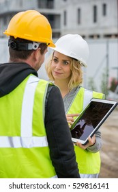 Construction Manager Engineer Working On Building Stock Photo (Edit Now ...