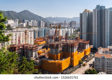 Construction Massive Residential Complex Already Very Stock Photo ...