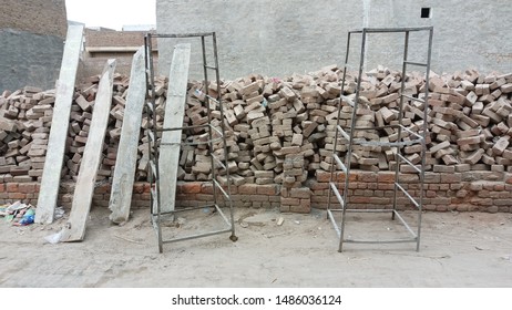 Construction Materials Stool Bricks Stock Photo 1486036136 | Shutterstock