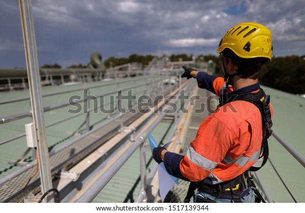 Construction Rope Access Engineer Planer Wearing Stock Photo (Edit Now ...