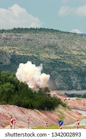 Construction Site Dynamite Blasting Stock Photo 1342002893 | Shutterstock