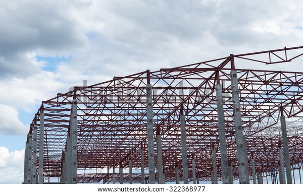 Construction Site Framework New Building Stock Photo (Edit Now) 322368977