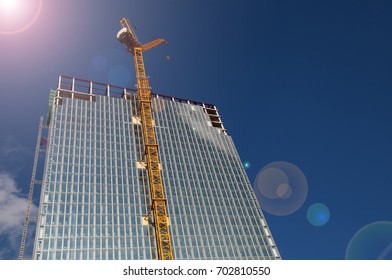 Construction Site Skyscraper Stock Photo 702810550 | Shutterstock