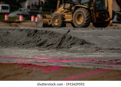 Construction Site Staging Prep Work Foundation Stock Photo 1915629592 ...