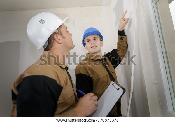 Construction Supervisor Documenting Progress Stock Photo 770875378 ...