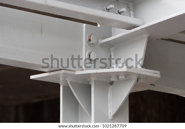 Construction Work Steel Joint Structure Bolt Stock Photo (Edit Now ...