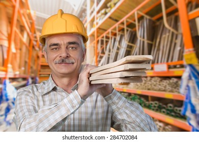 Construction Worker Construction Carpenter Stock Photo 285479780 ...