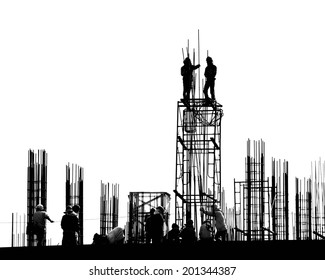 Oil Drilling Rig Banner Oilfield Drilling Stock Vector (Royalty Free ...