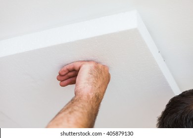 Insulating Ceiling Interior Polyethylene Foam Thermal 스톡 사진 405879142 ...