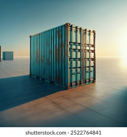 Shipping Container Metal Texture 2025 Painted AI-generated image ...
