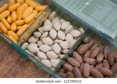 Container Different Multi Vitamins Stock Photo 1127200121 | Shutterstock