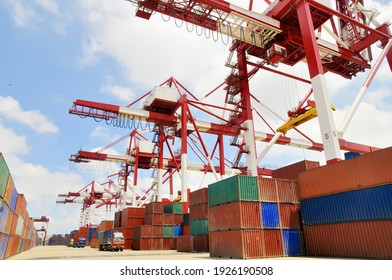 Container Loading Area Terminal Stock Photo 1926190508 | Shutterstock