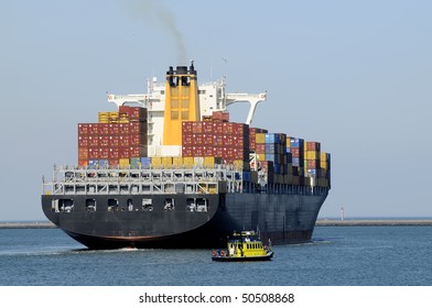 Container Ship Msc Florentina Passes On Stock Photo 1281787105 ...