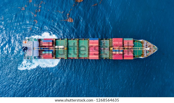 Container Ship Vessel Stock Photo 1268564635 | Shutterstock