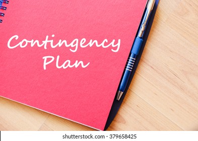 Contingency Plan Text Concept Write On Stock Photo 379658425 | Shutterstock