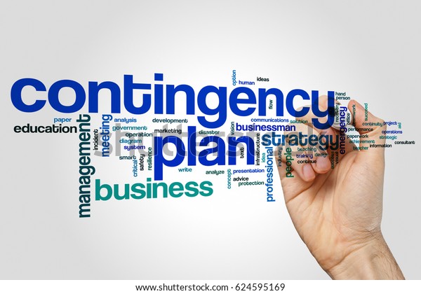 Contingency Plan Word Cloud Concept On Stock Photo (Edit Now) 624595169