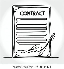 Editable Colour Signed Contract Icon Blue AI-generated image 2557427001 ...