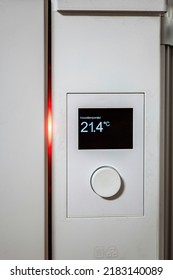 Control Box Heating System Temperature Display Stock Photo 2183140089 ...