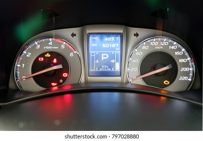 Control Panel Car Displays Engine Systems Stock Photo 797028880 ...