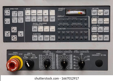 Modern Cnc Machine Control Panel Stock Photo (Edit Now) 3290126