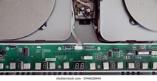 Control Panel Induction Cooker Inside Induction Stock Photo 1944628444 ...