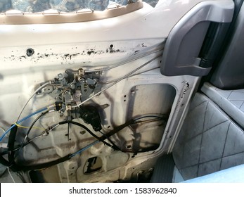 Control Panel Opening Closing Car Door Stock Photo 1583962840 ...