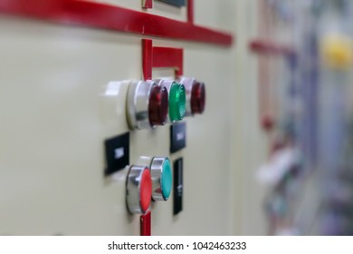 Selective Focustechnical Display On Control Panel Stock Photo 750617656 ...